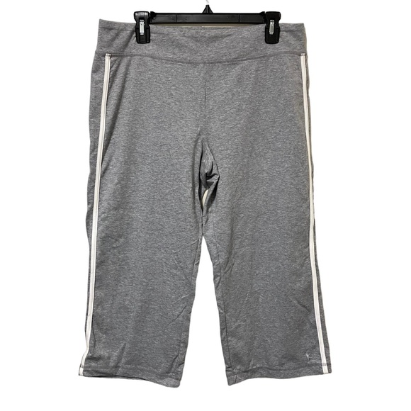 Danskin Now | Pants & Jumpsuits | Danskin Now Gray White Side Stripe ...